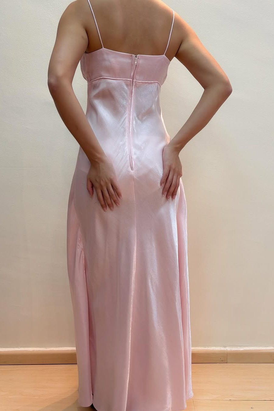 Pink A-Line Strapless Prom Dresses Long Flowy Formal Gown – Augmenthaven